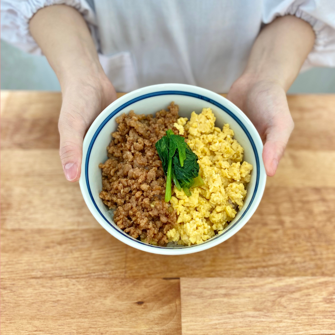 How to cook Two color rice bowl? | Utako.cooking